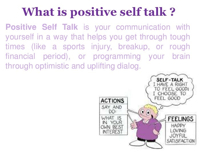 Positive self talk