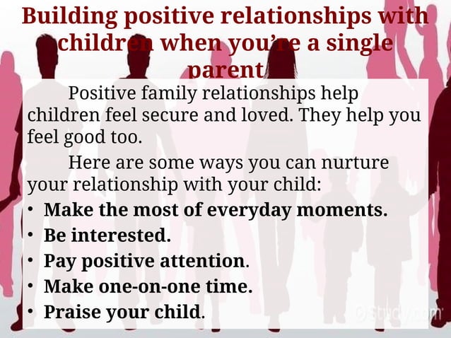POSITIVE SOLO PARENTING / Positive Discipline for Solo Parents' Children.pptx