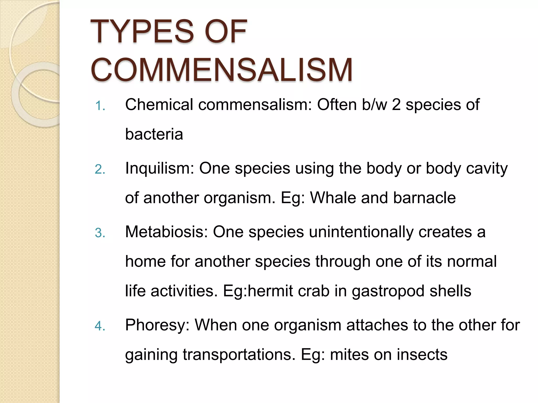Positive species interaction | PPTX