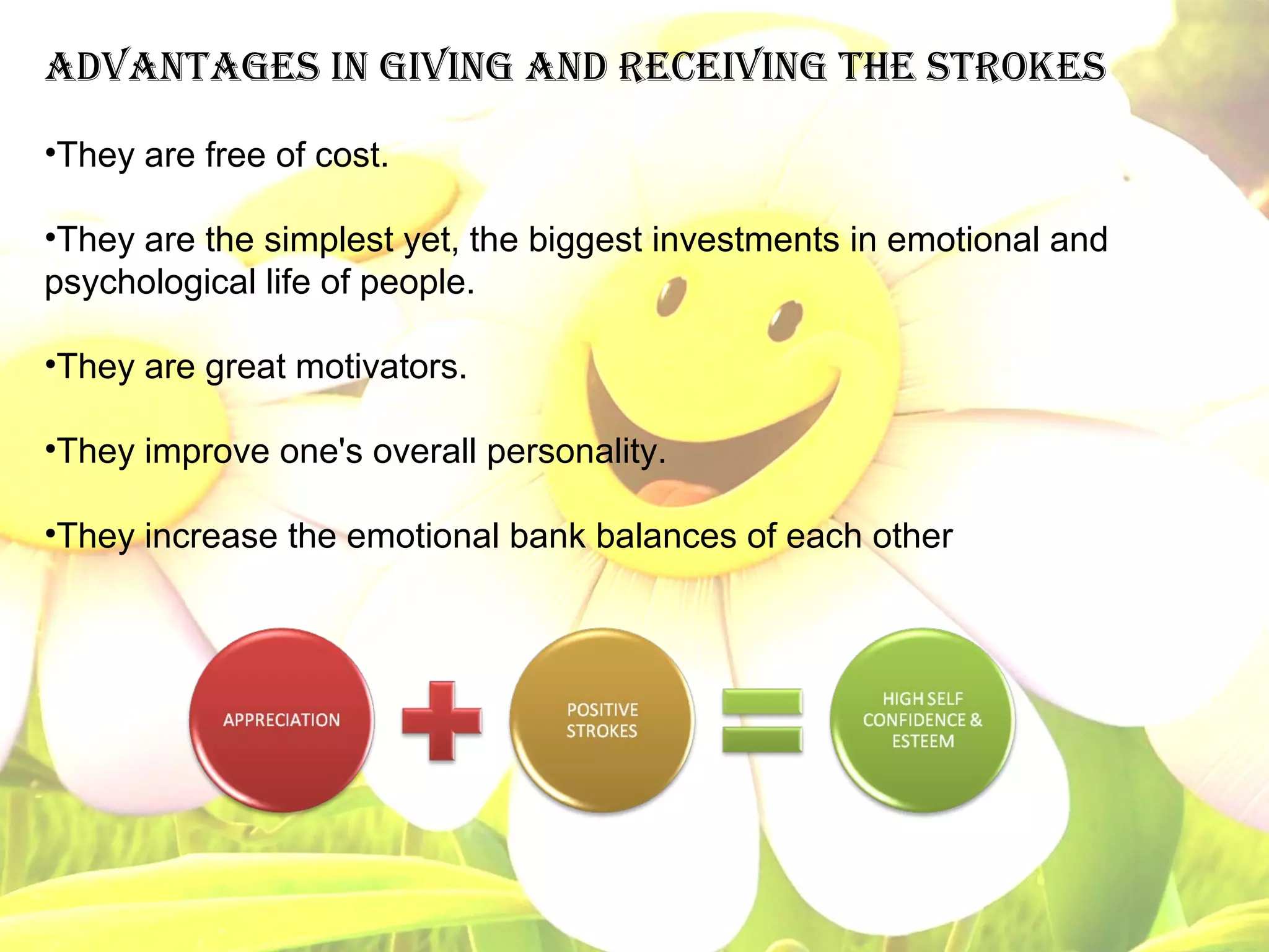 Positive strokes | PPT