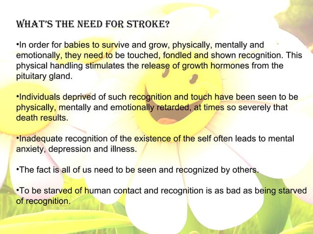 Positive strokes | PPT