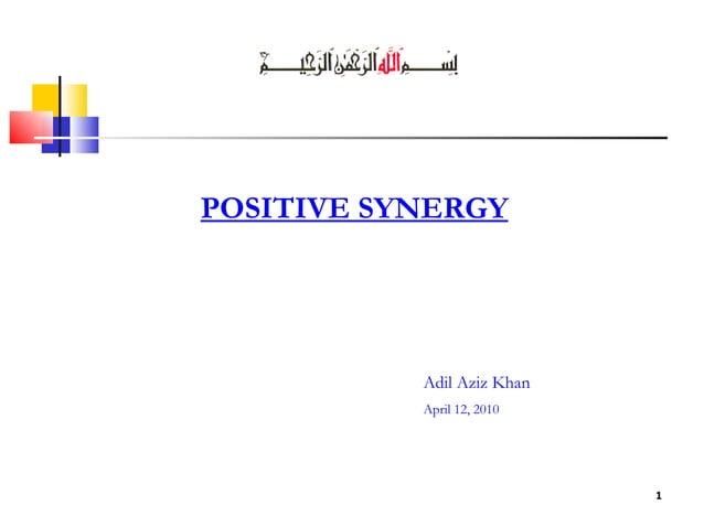 Positive Synergy | PPT