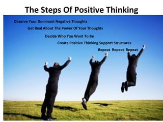 Positive thingking | PPT | Mental Health | Diseases and Conditions
