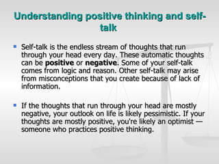Positive thinking | PPT