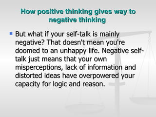 Positive thinking | PPT