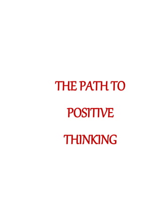 The Path to Positive Thinking | PDF