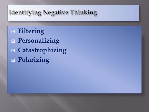 Positive thinking | PPTX