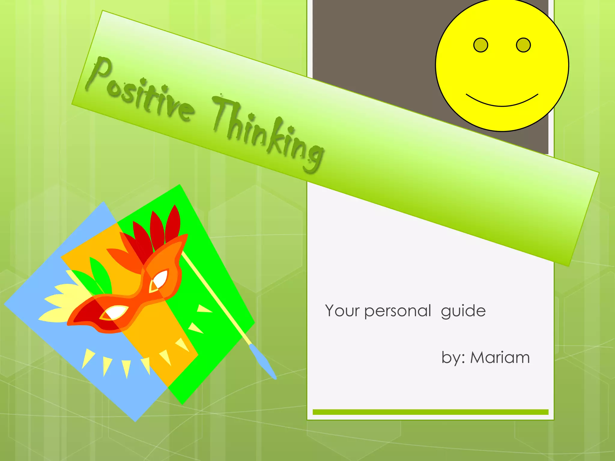 Positive thinking | PPT