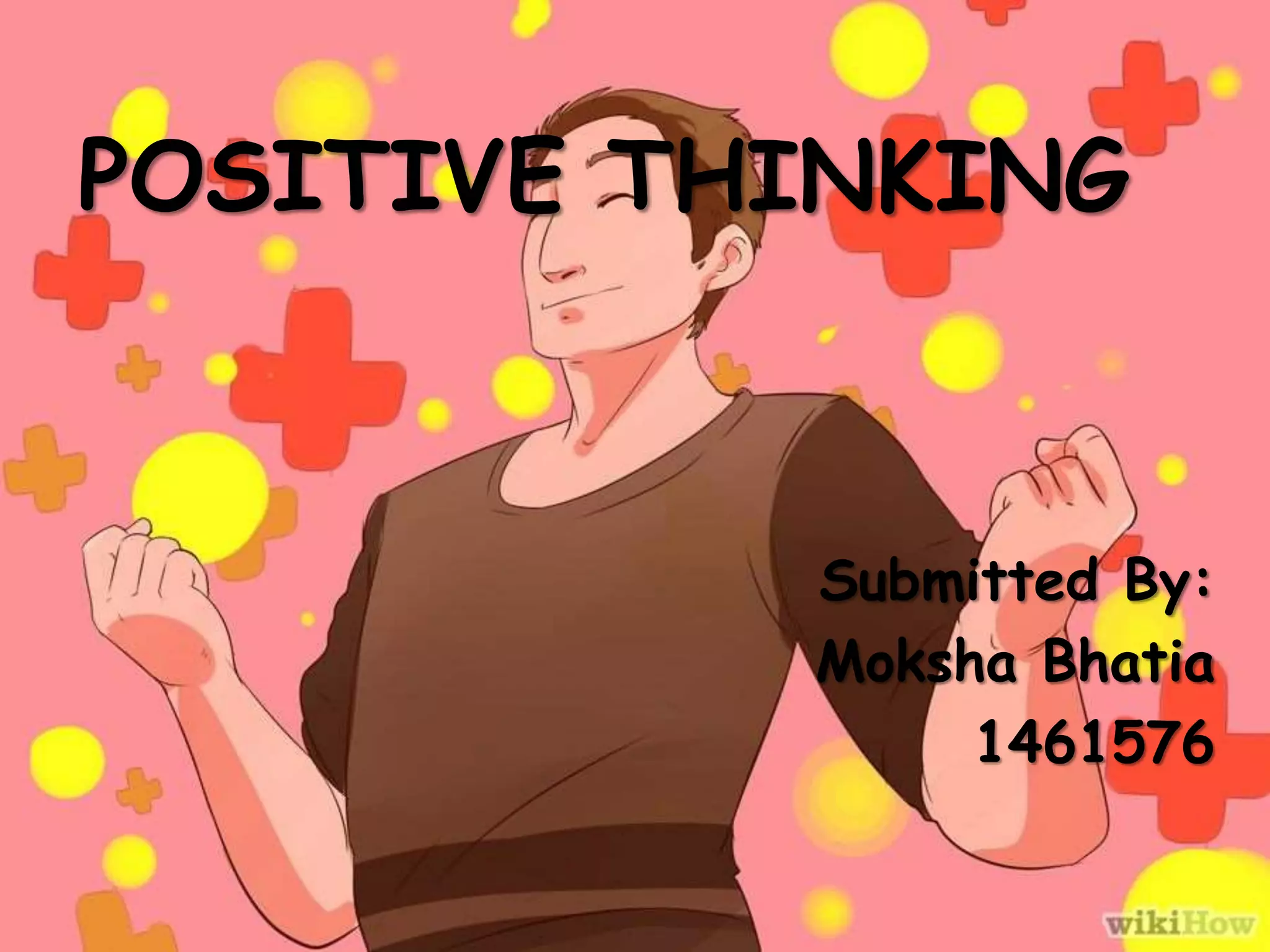 Positive thinking | PPTX