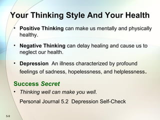 Positive thinking | PPT | Mental Health | Diseases and Conditions