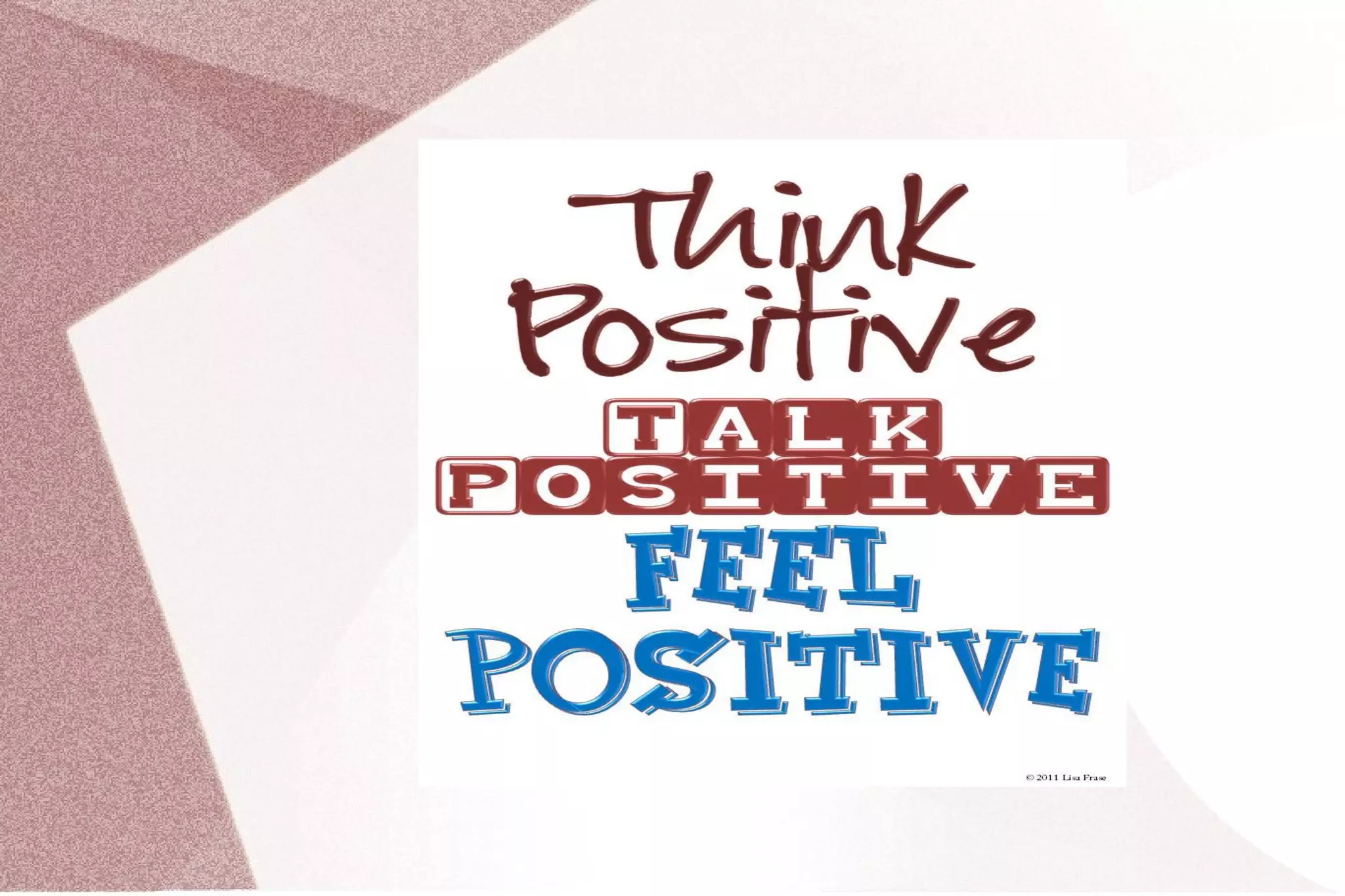 Positive thinking: key to success | ODP