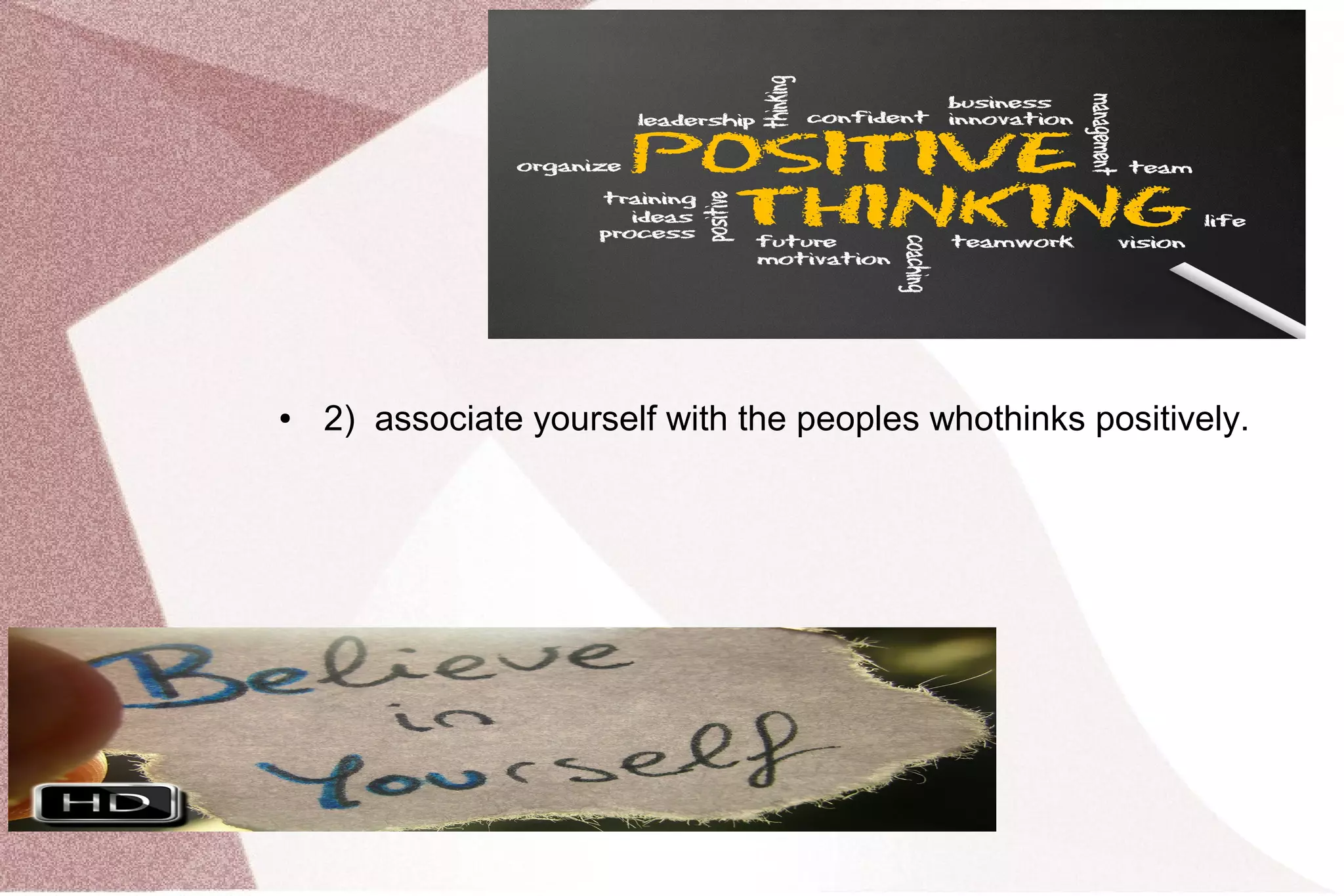 Positive thinking: key to success | ODP