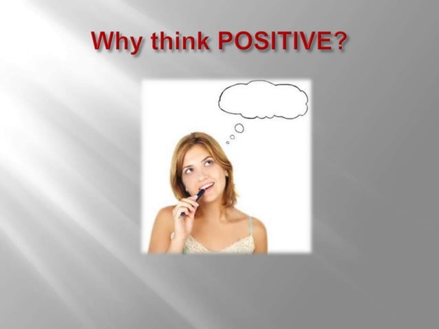 Positive Thinking | PPT