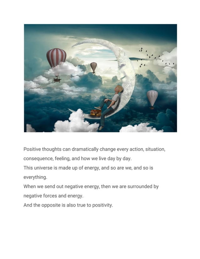 Positive Thoughts How To Be Positive And Happy Every Moment | PDF ...