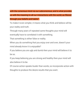Positive Thoughts How To Be Positive And Happy Every Moment | PDF