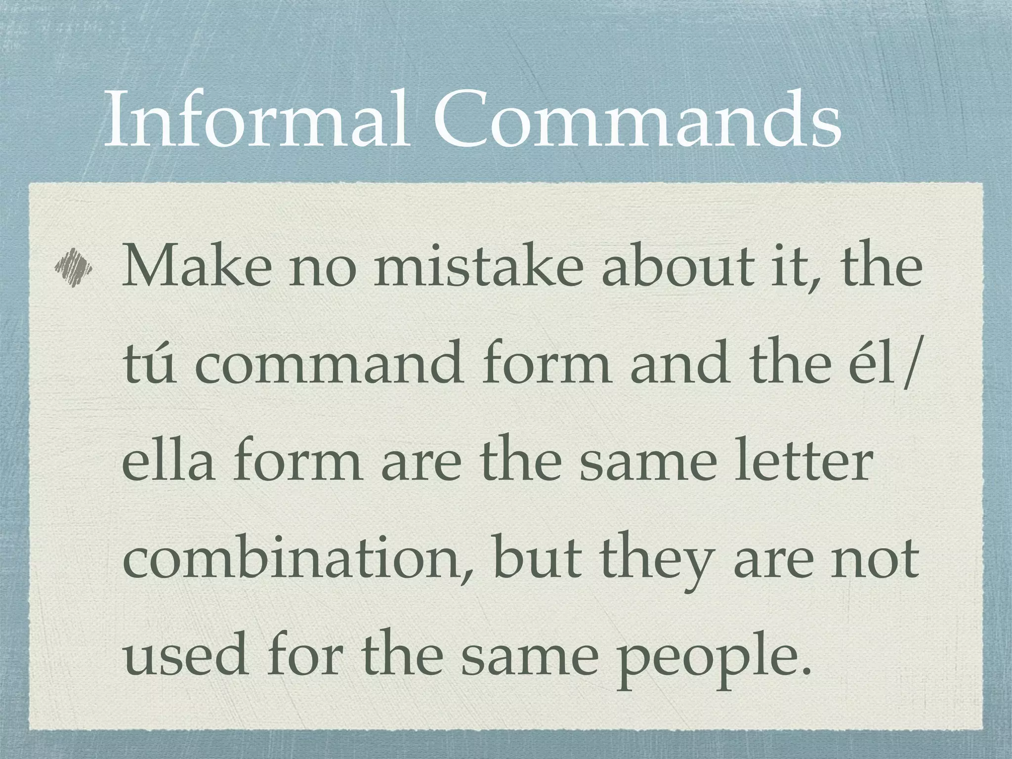 Positive tú commands | PDF