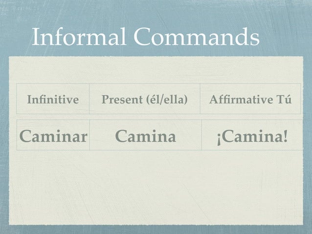 Positive tú commands | PDF