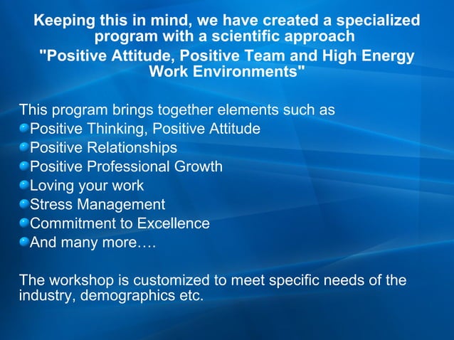 Positive work culture ppt | PPT | Business | Business and Finance