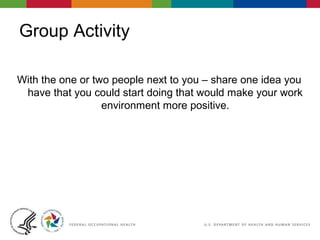 Positive work environment | PPT