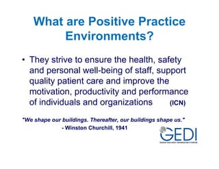 Positive Work Environments. Icn 09 | PDF