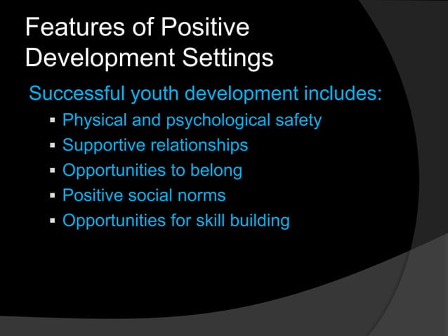 Positive youth development | PPTX | Parenting | Family and Relationships