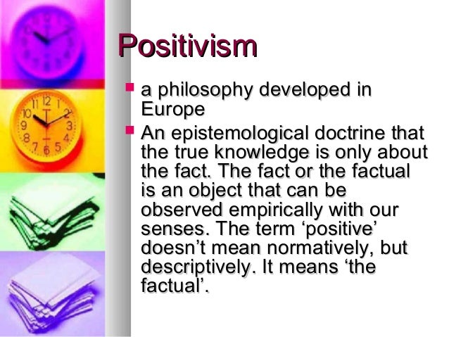 Positivism in Social Science