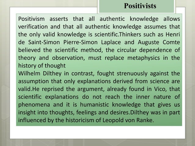 Positivism and Auguste comte | PPTX | Religion & Spirituality