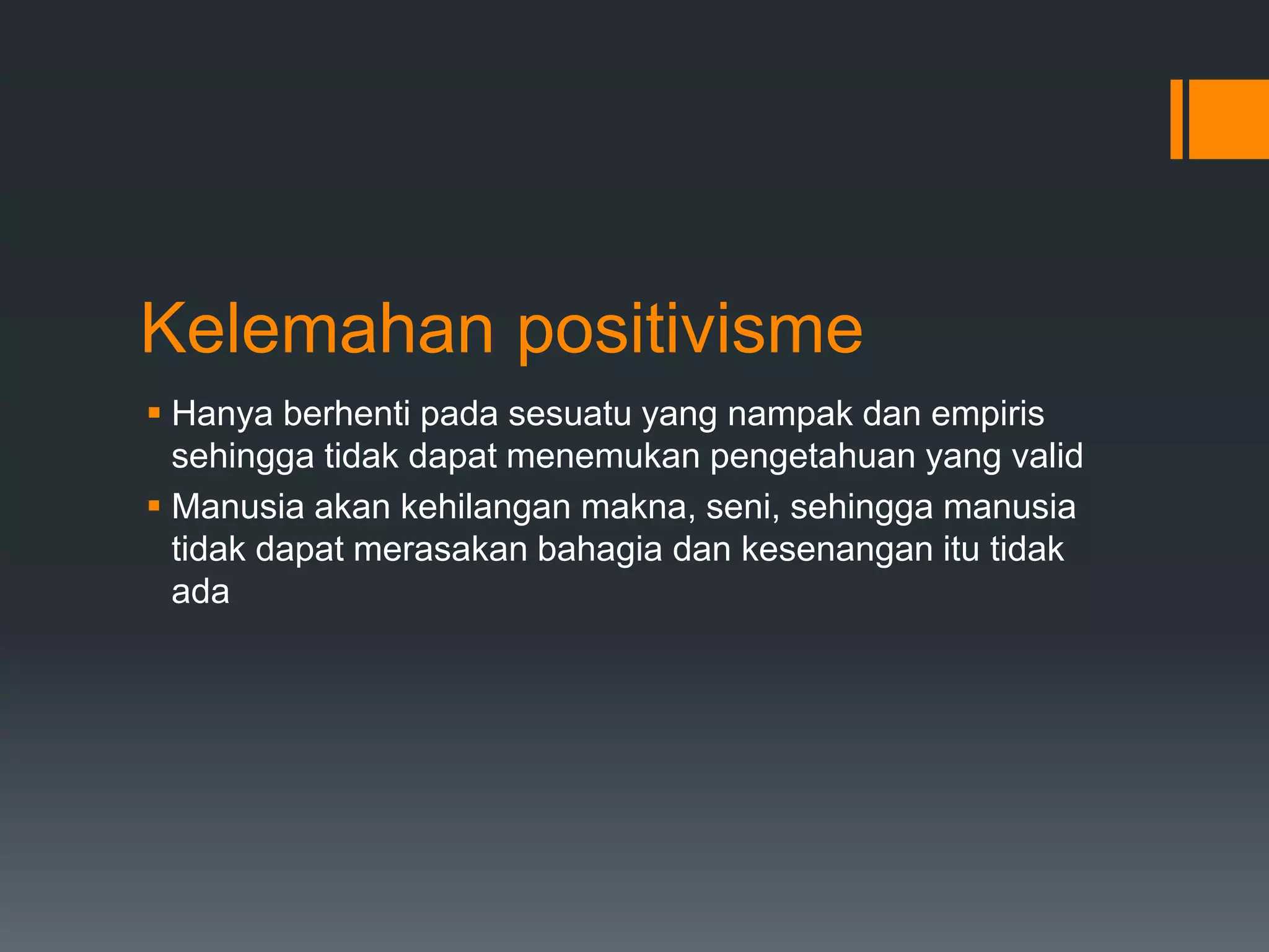 Positivisme | PPTX