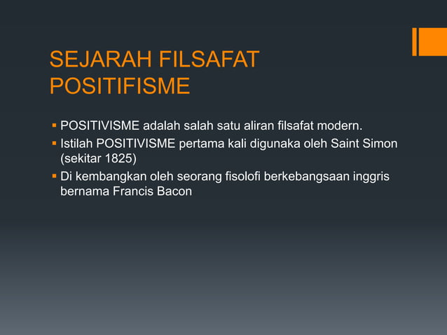Positivisme | PPTX
