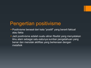 Positivisme | PPTX