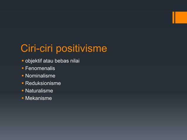 Positivisme | PPTX