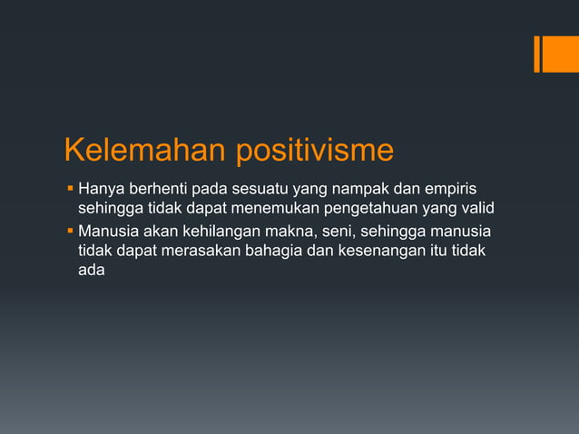 Positivisme | PPTX