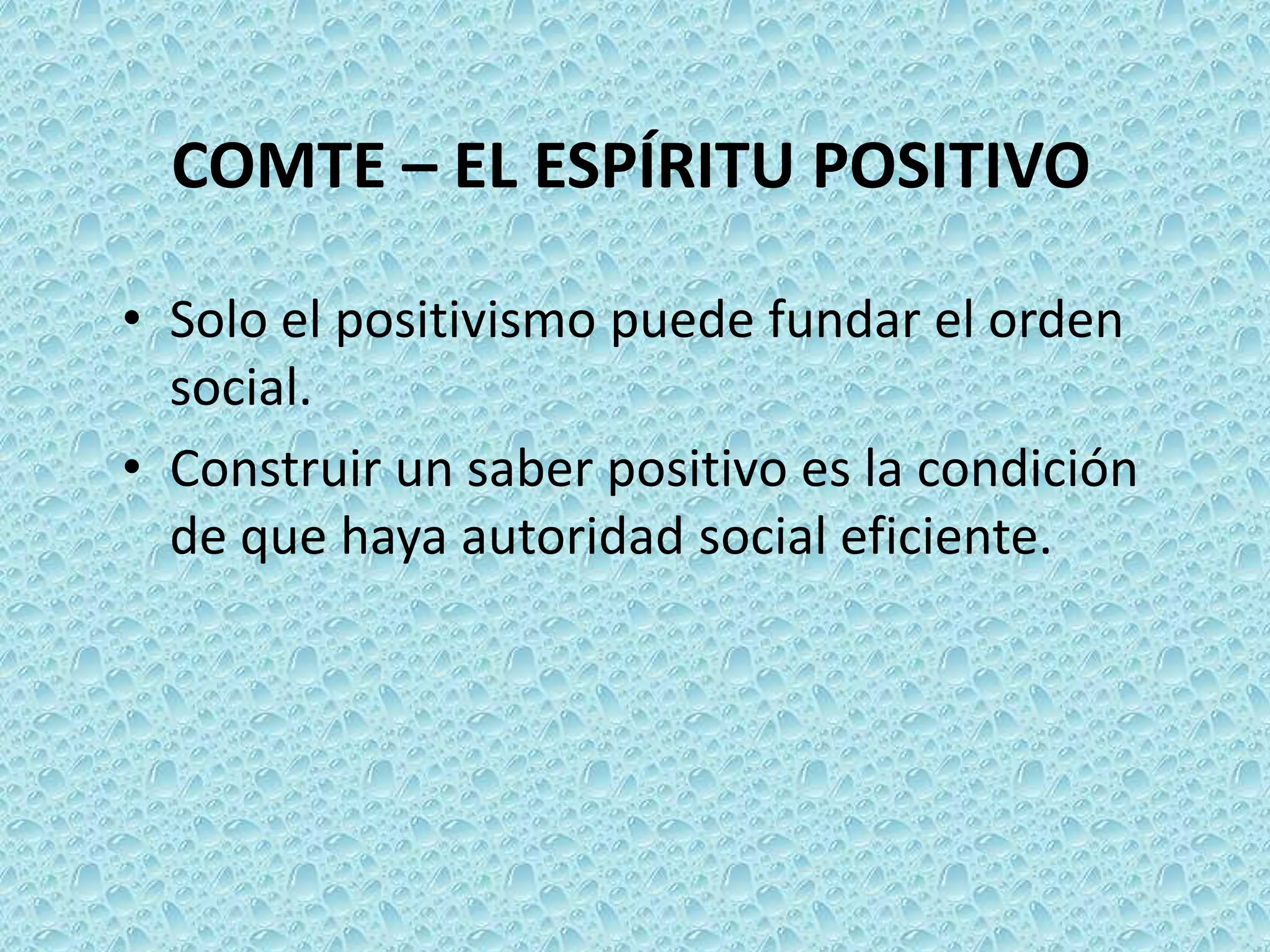 Positivismo | PPTX