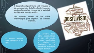 Positivismo y Neopositivismo | PPTX