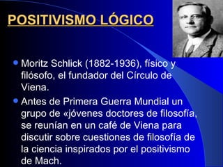 Positivismo logico | PPT | Physics | Science
