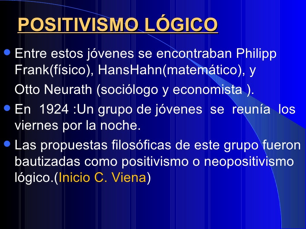 Positivismo logico