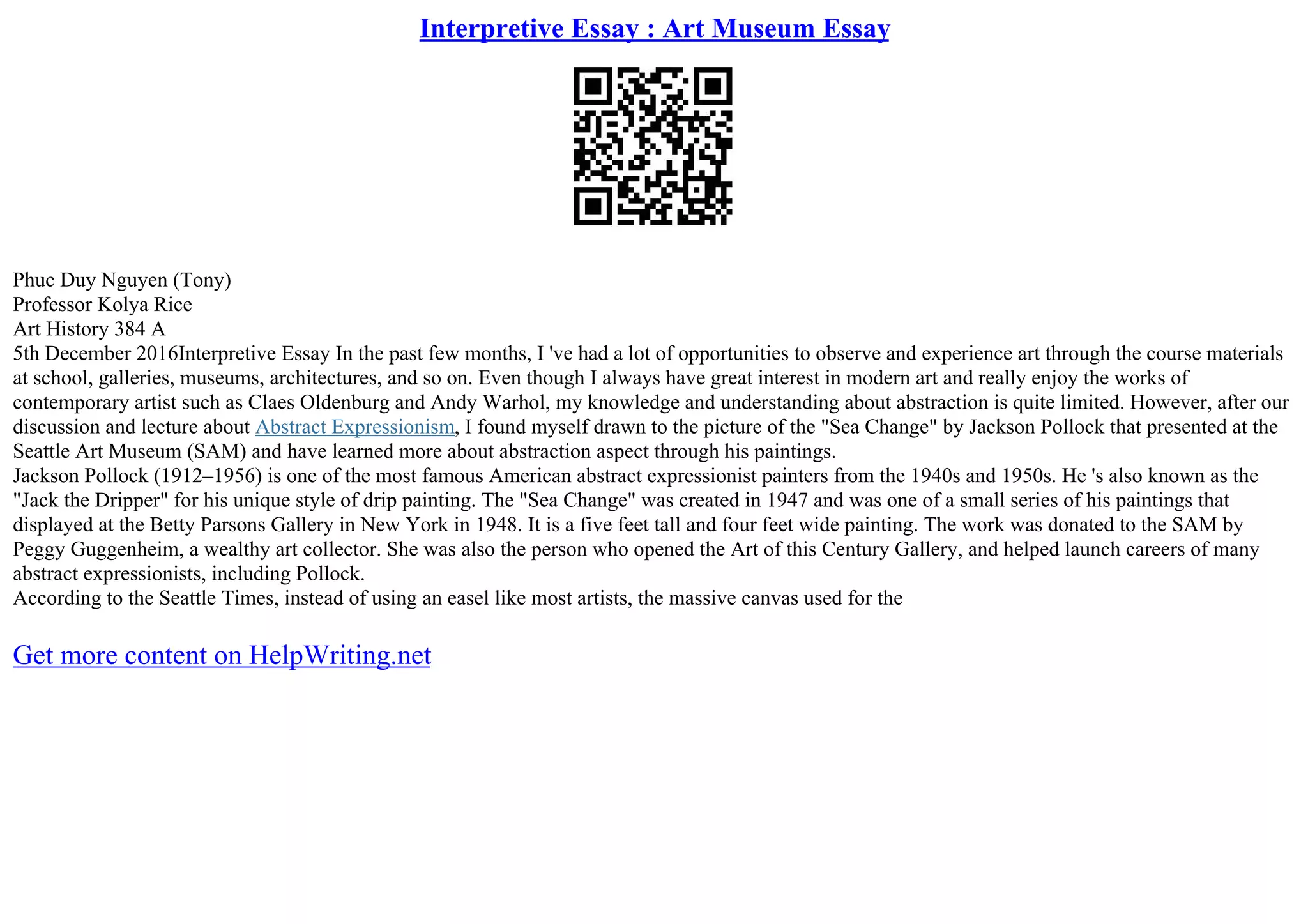 Positivism Vs Interpretivism Essay | PDF