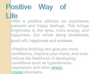 Positivity | PPTX