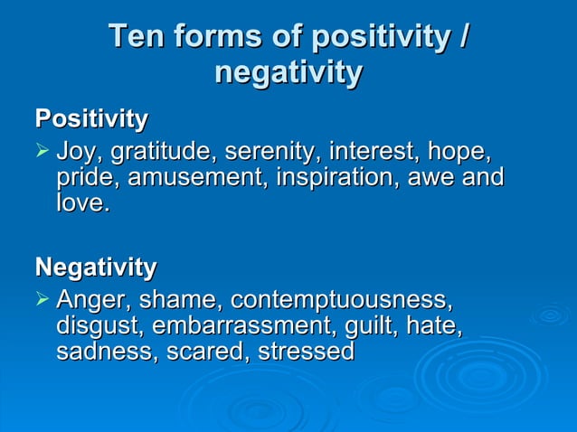 Positivity slideshow 1 | PPT