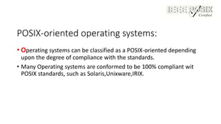 IEEE Posix Standards | PPTX