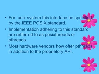 Posix threads(asha) | PPT