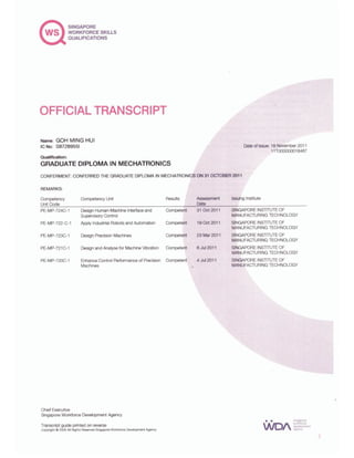 Degrees and Transcripts | PDF