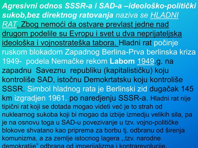 POSLERATNI SVET I NJEGOVE SUPROTNOSTI-Gimnazija(1).pptx