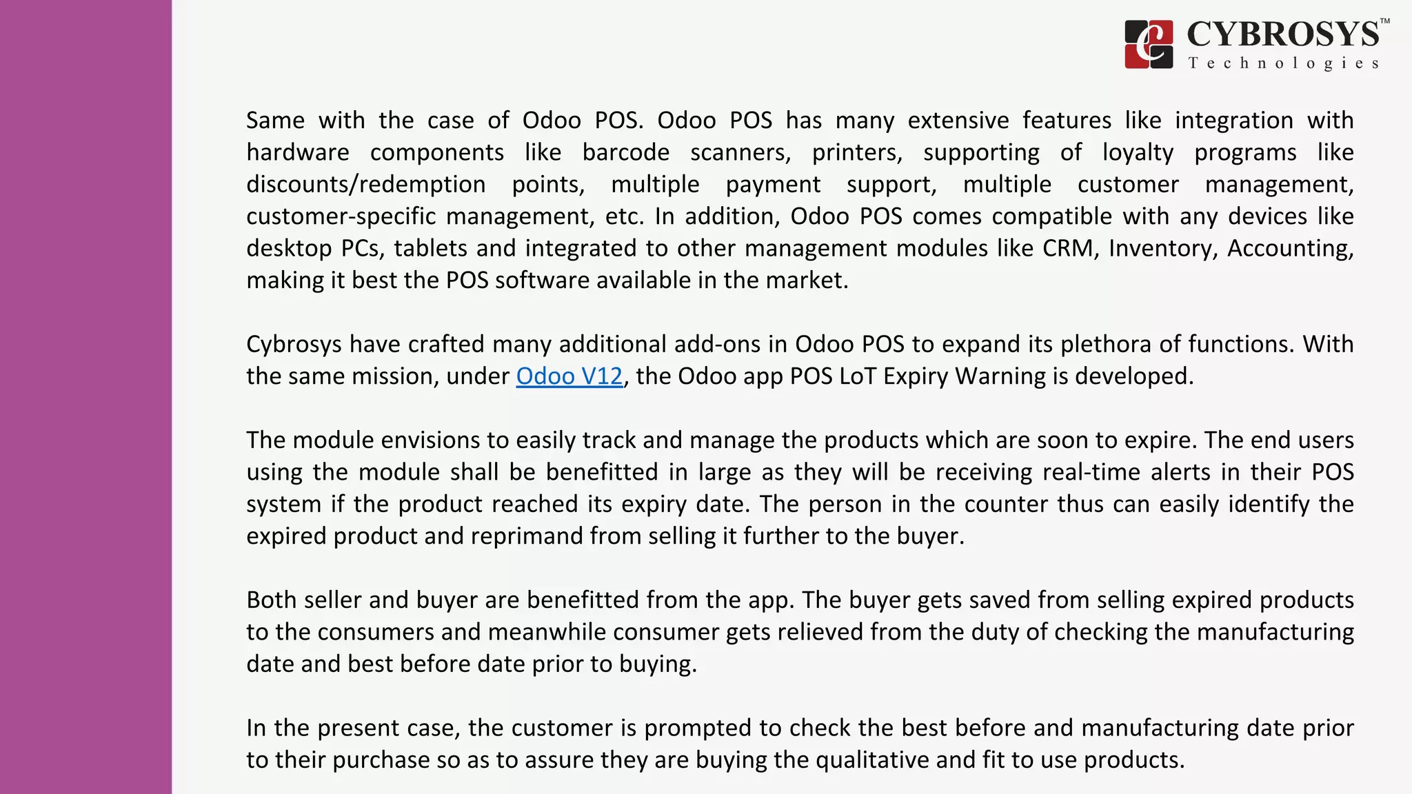 POS LoT Expiry Warning - Odoo v12 | PDF