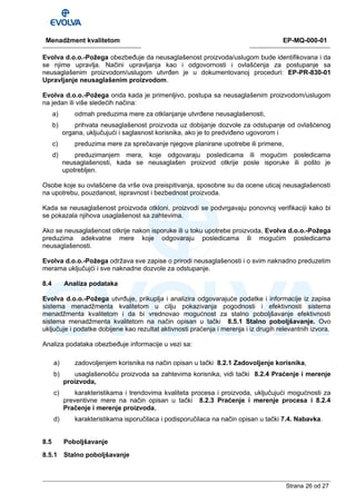 Poslovnik o kvalitetu | DOC