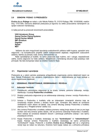 Poslovnik o kvalitetu | DOC