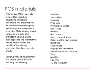 Pos materials | PDF