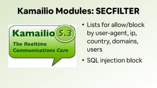 SIP Attack Handling (Kamailio World 2021) | PDF