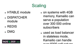 Introduction to Kamailio (TADSummit 2020 Asia) | PPTX