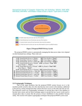 Posn private information protection in online social networks 2 | PDF